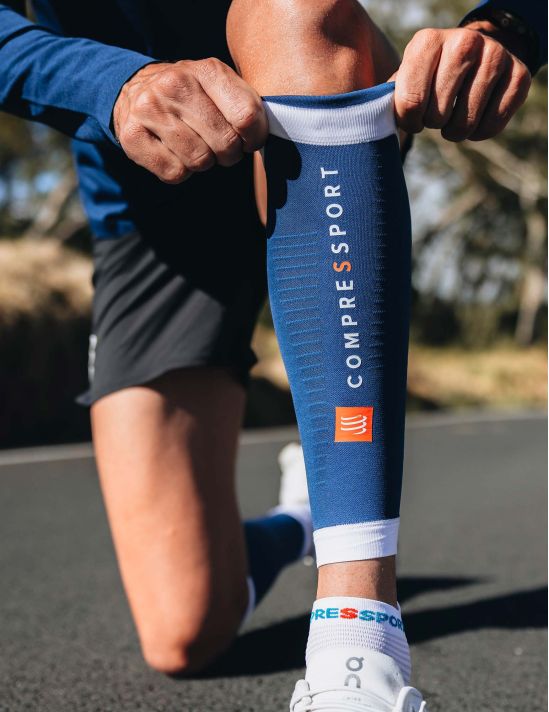 Compressport Unisex Calf Sleeve R2 3.0 - Estate Blue – Key Power Sports ...
