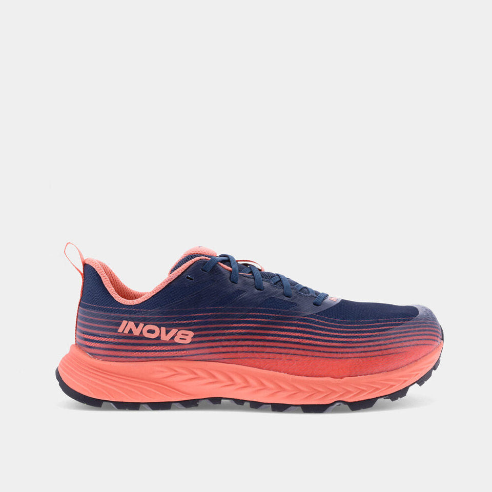 INOV8 Women's TrailFly Speed (W) Wide - Navy/Coral – Key Power Sports ...